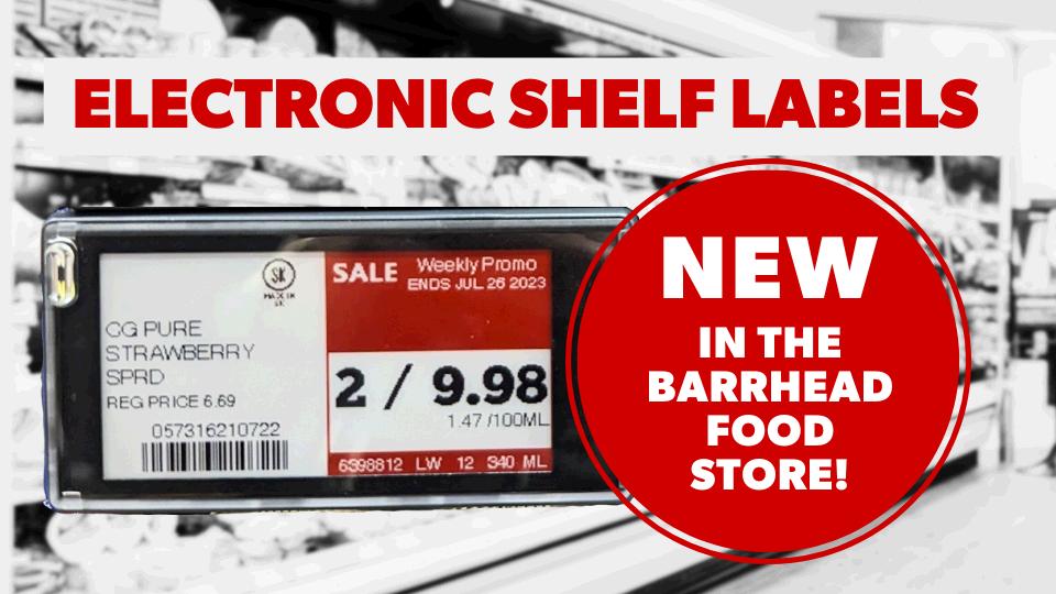 Electronic Shelf Labels | Pembina West Co-op